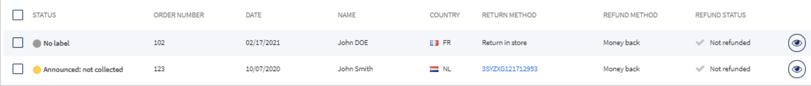 Process your return shipments – Sendcloud Help Center